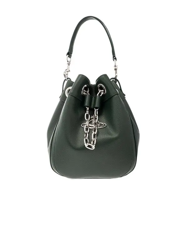 VIVIENNE WESTWOOD Medium Chrissy Bucket Bag - Black