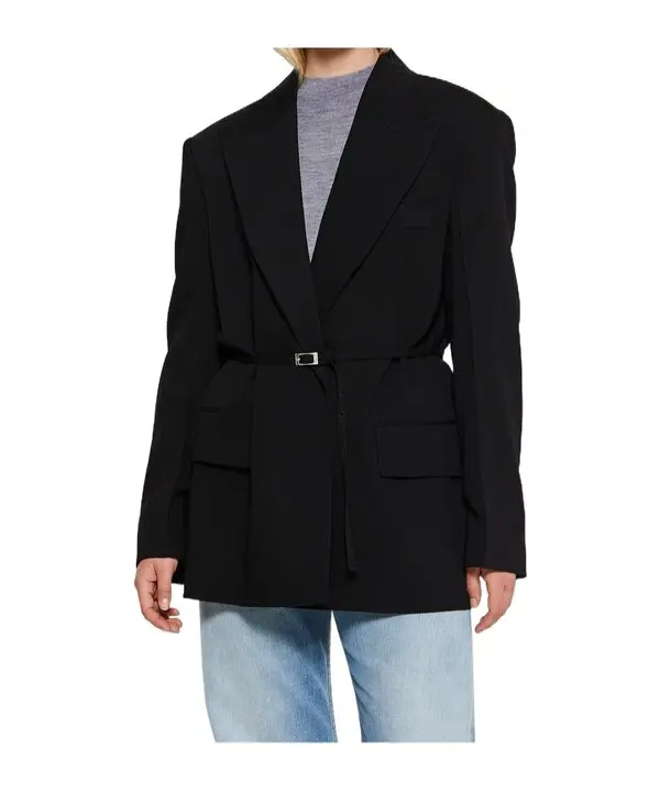 Acne Studios Jador Relaxed Fit Blazer - Black