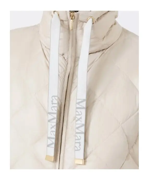 Max Mara Quilted Zipped Gilet - Sand-colored