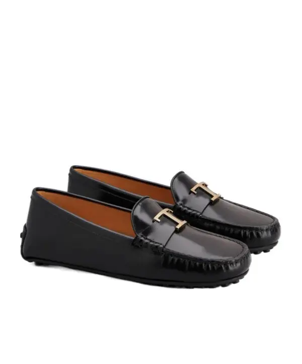 TOD'S City Gommino Driving Loafers With T Timeless Accessory