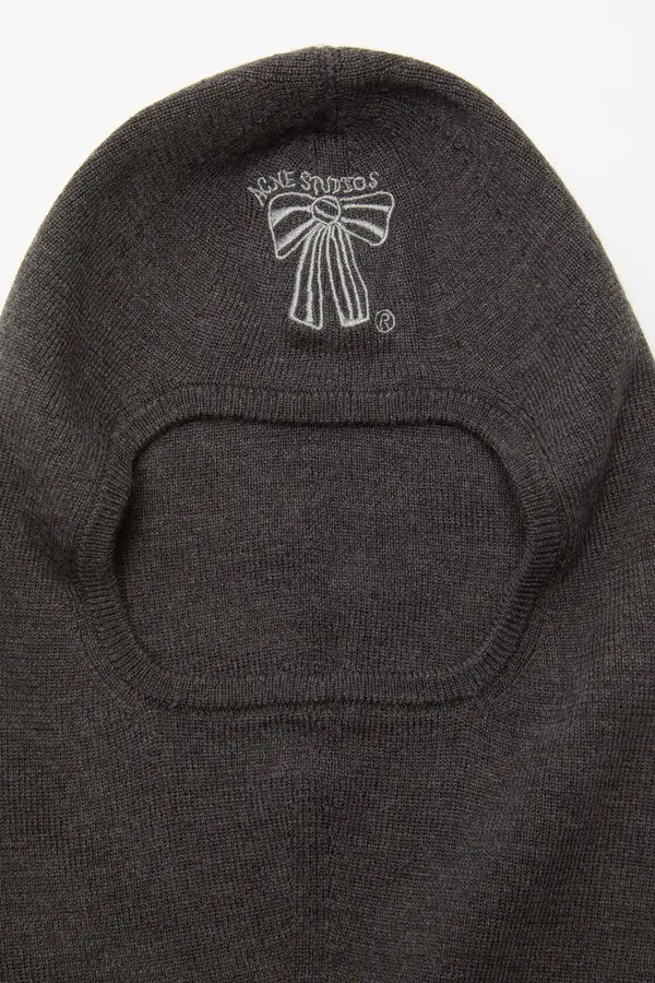 Acne Studios Bow-embroidery Wool Balaclava