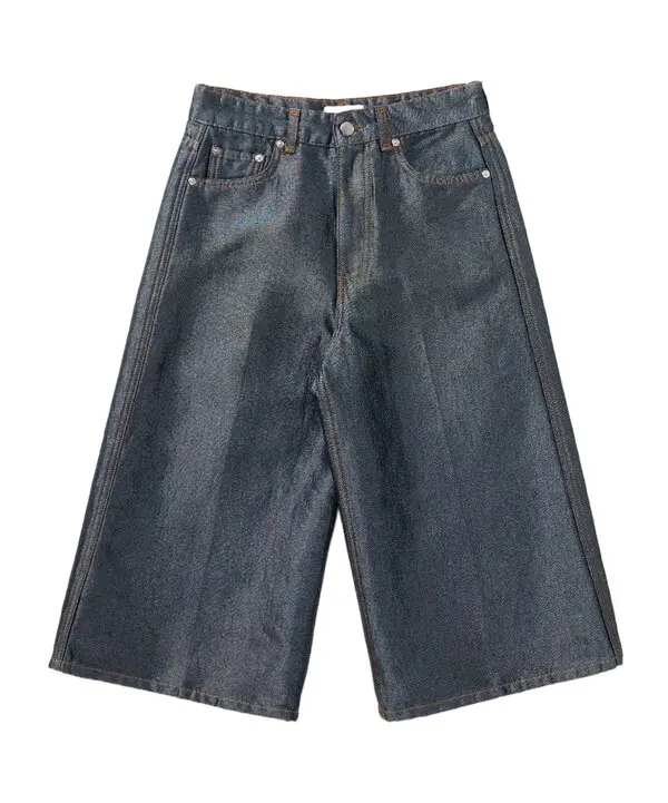 GANNI Belt-loops Shorts - Black