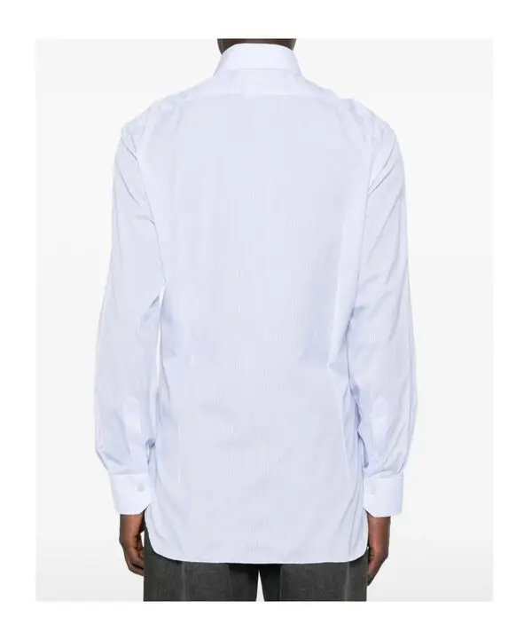 Kiton Striped Cotton Shirt