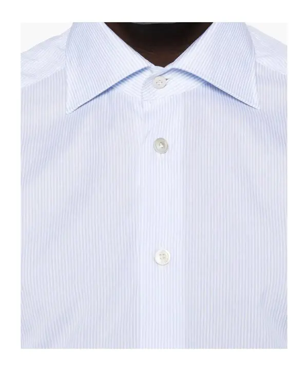 Kiton Striped Cotton Shirt