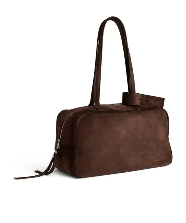 Balenciaga Logo Detailed Medium Bowling Bag