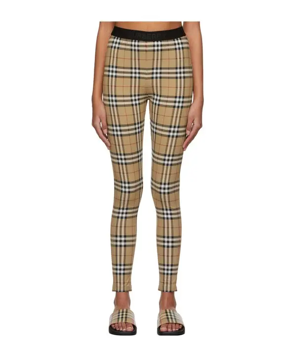 Burberry Vintage Checked Skinny Cut Leggings
