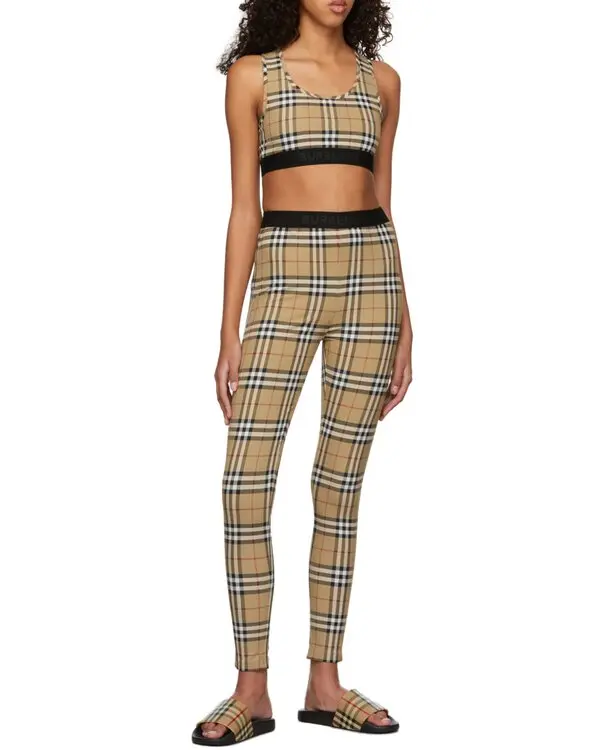 Burberry Vintage Checked Skinny Cut Leggings