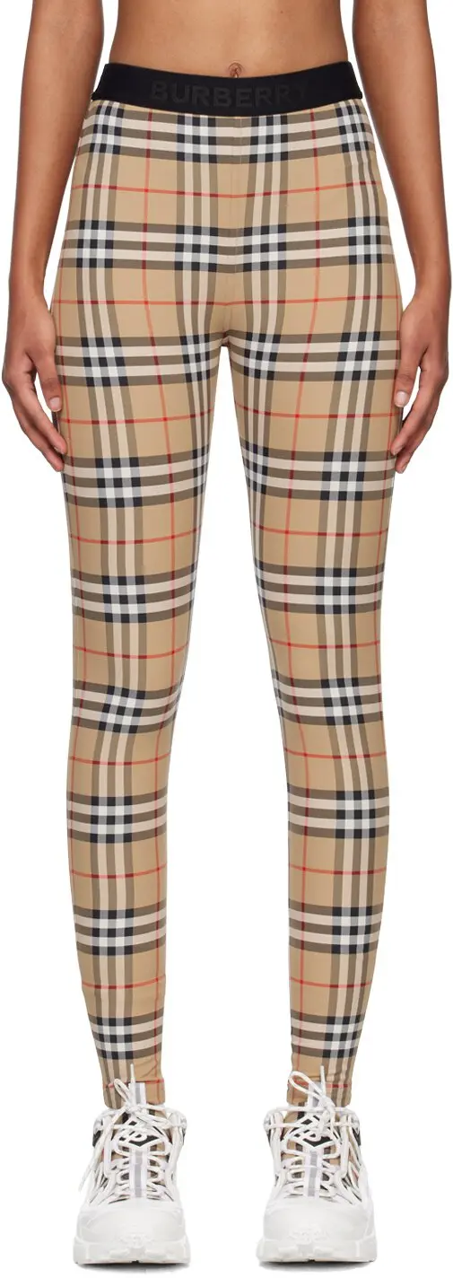 Burberry Vintage Checked Skinny Cut Leggings