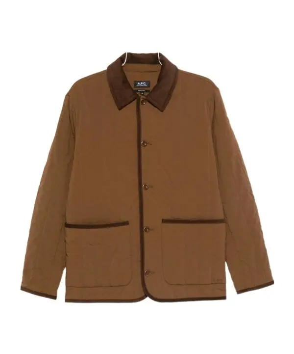 A.p.c. Long-sleeved Quilted Jacket