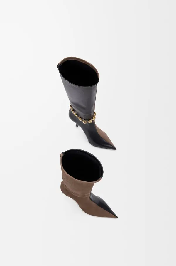 Loewe Two-tone Knee-high Boots