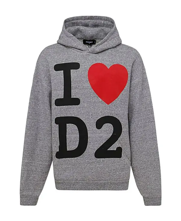 Dsquared2 Graphic-printed Long-sleeved Hoodie