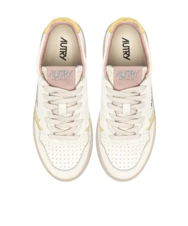 AUTRY Perforated Low-top Sneakers - White