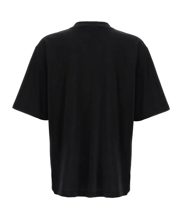 Marni Logo Patch Drop Shoulder T-shirt - Black