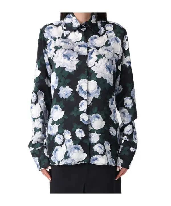 Stella McCartney Floral Print Long Sleeve Shirt
