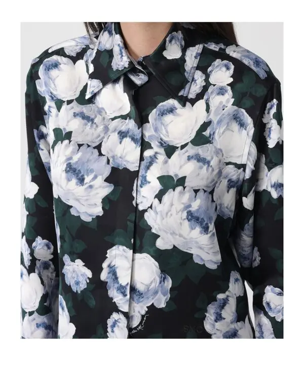 Stella McCartney Floral Print Long Sleeve Shirt