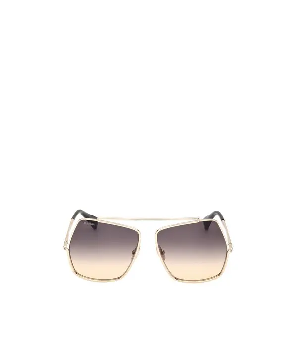 Max Mara Navigator Frame Sunglasses - Nude