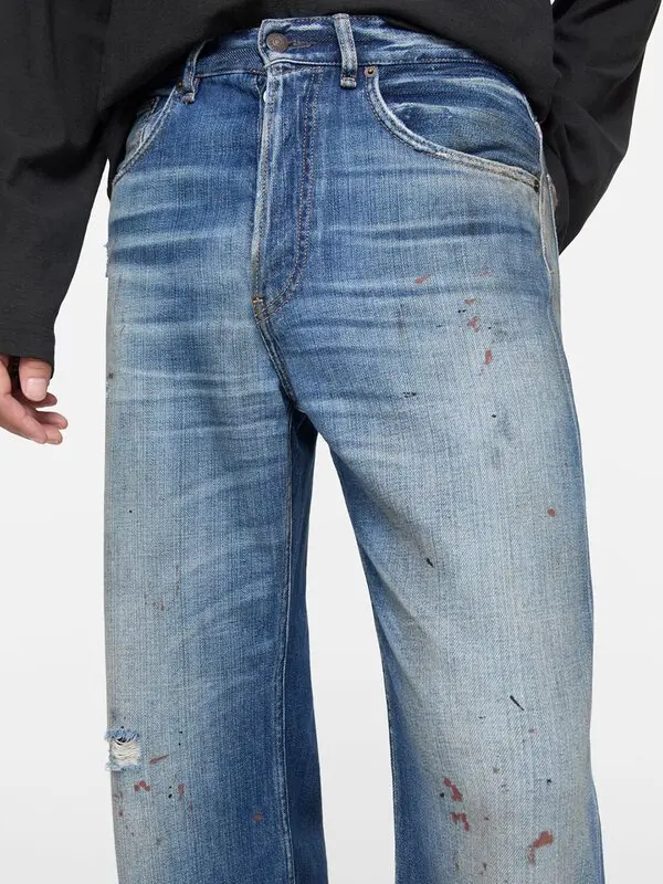 Acne Studios Mid-rise Wide-leg Jeans