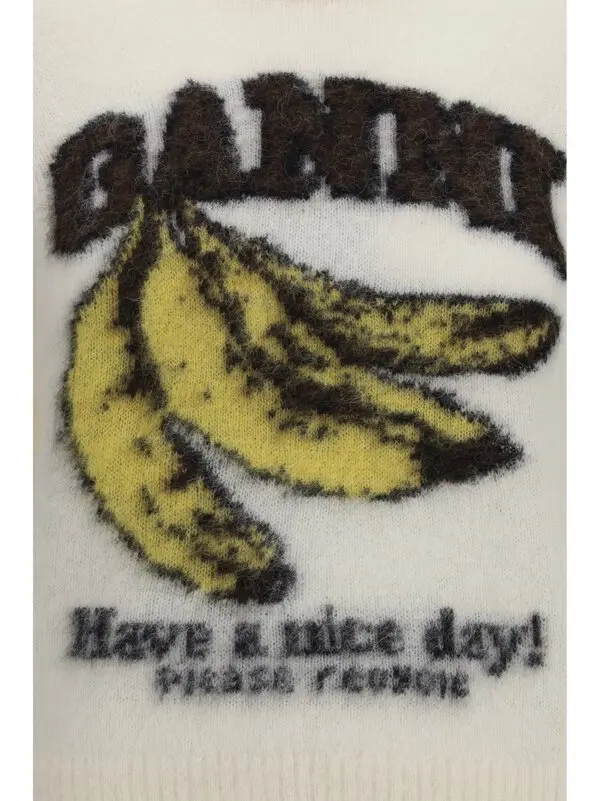 GANNI Graphic Knit T-shirt