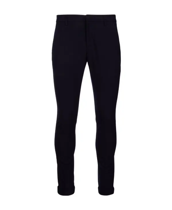 DONDUP Button Detailed Mid-rise Trousers - Black