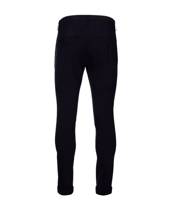 DONDUP Button Detailed Mid-rise Trousers - Black