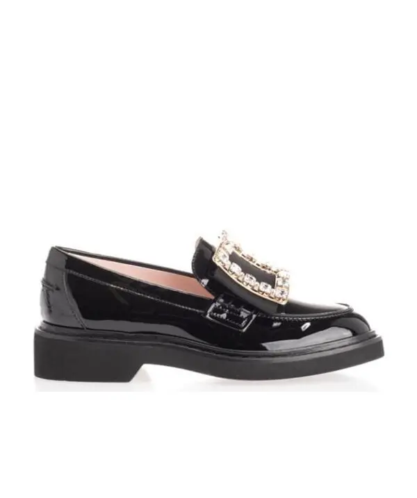 ROGER VIVIER Embellished Slip-on Loafers