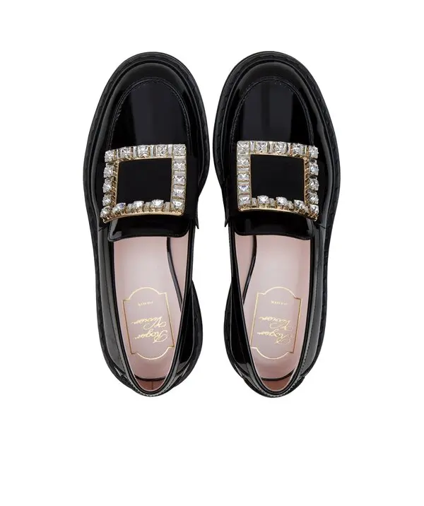ROGER VIVIER Embellished Slip-on Loafers