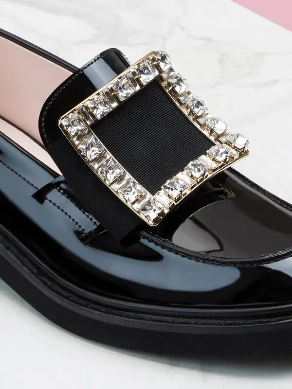 ROGER VIVIER Embellished Slip-on Loafers