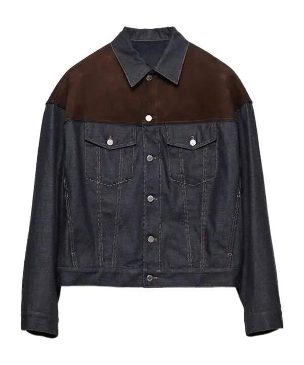 Prada Panelled Denim Jacket