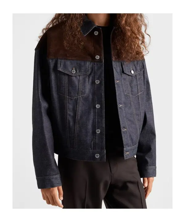 Prada Panelled Denim Jacket