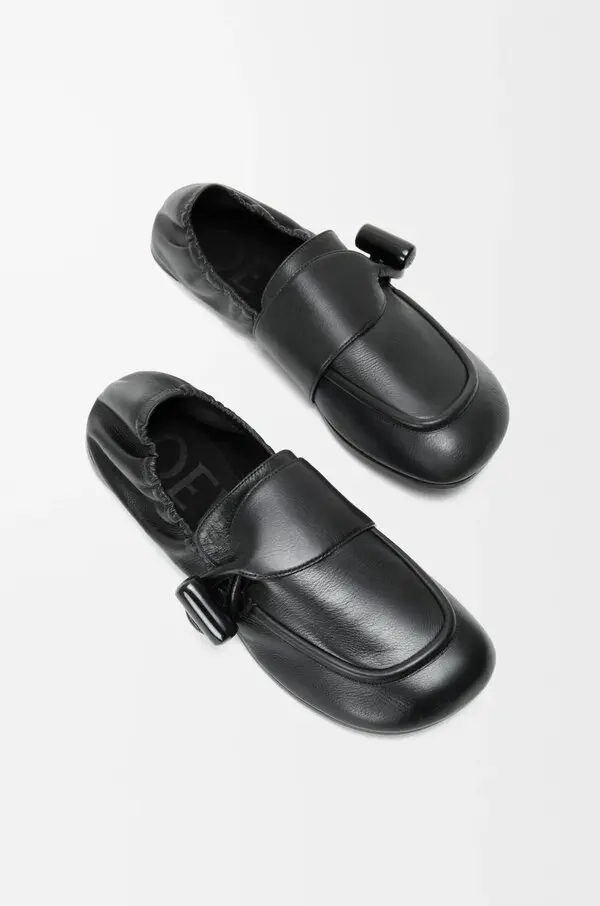 Loewe Toggle Loafers - Black