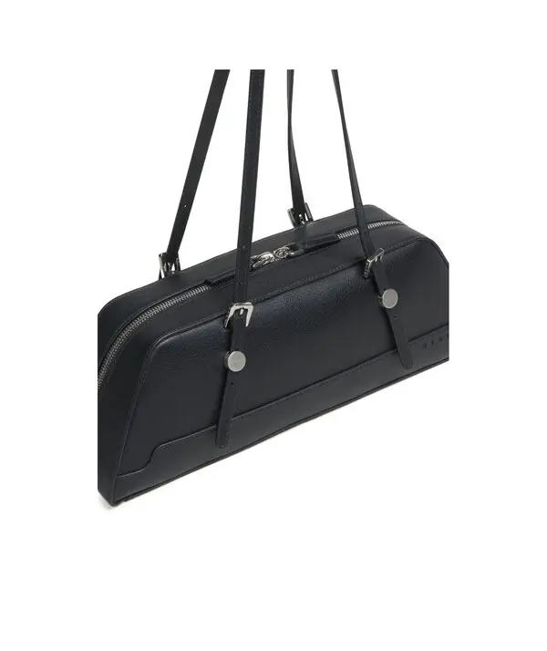 Marni Leather Dot Duffle Bag - Black