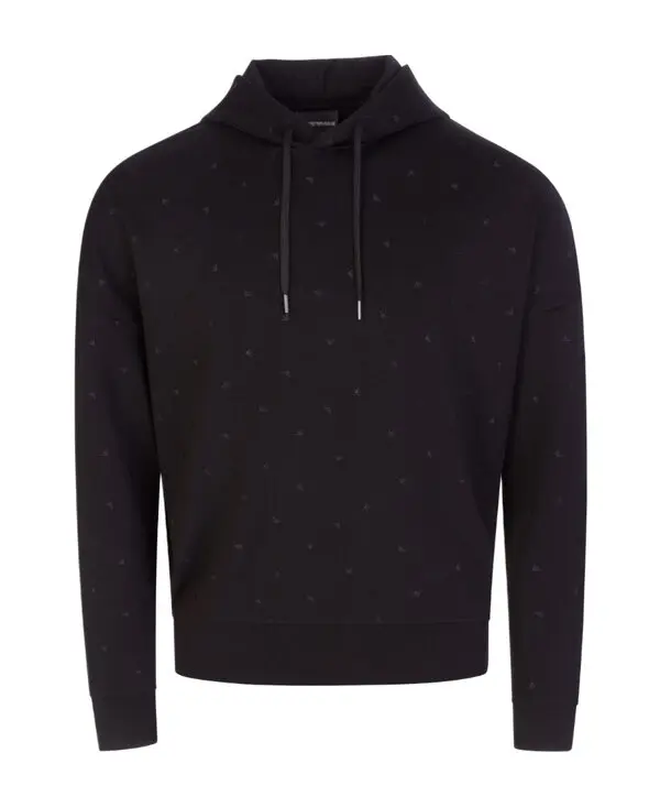 Emporio Armani Embroidered Logo Hoodie