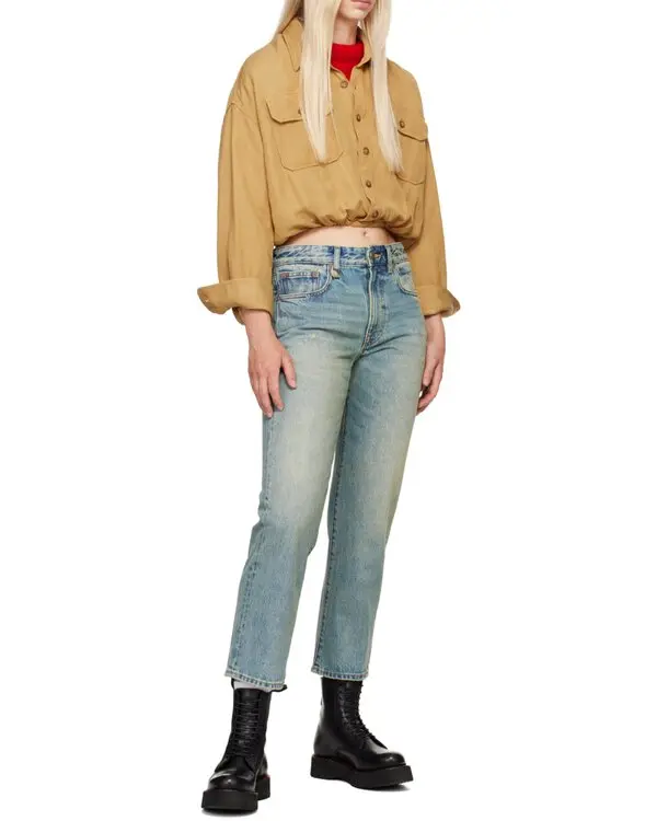R13 Belt Loop Jeans - Gray