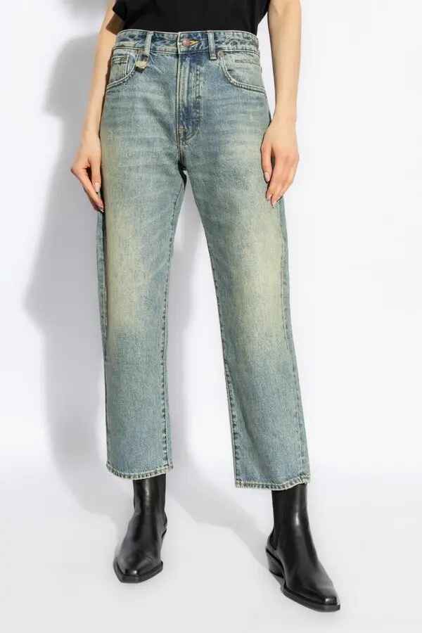 R13 Belt Loop Jeans - Gray