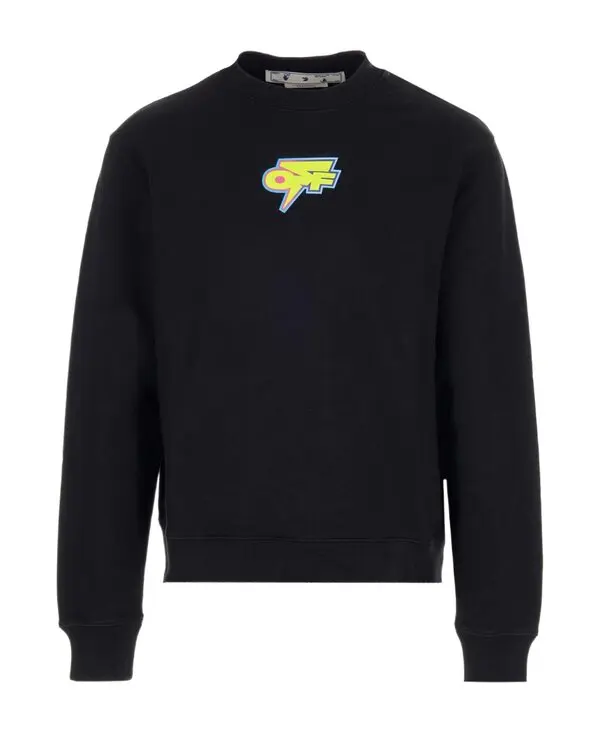 Off-White Cotton Arrows Print Sweatshirt