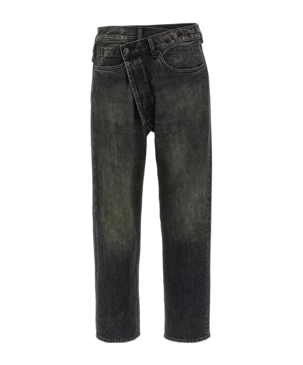 R13 Crossover Distressed Jeans