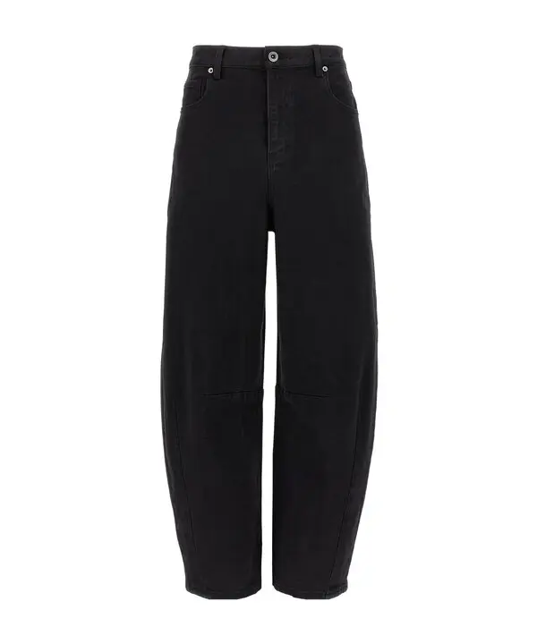 SELF-PORTRAIT High-rise Wide-leg Jeans