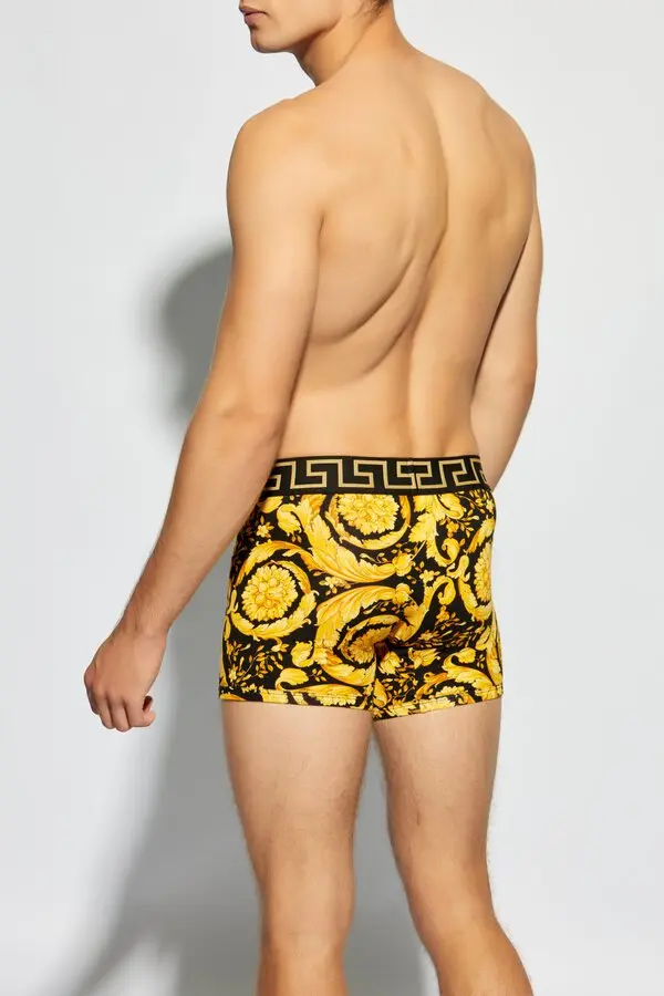 Versace Pattern-printed Boxers - Yellow