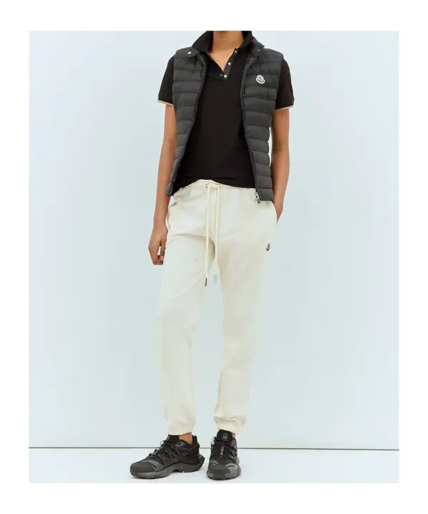 Moncler Logo Patch Short Sleeve Polo Shirt