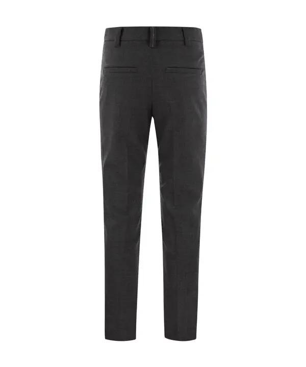 Brunello Cucinelli Stretch Cigarette Trousers