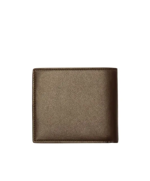 Burberry Embossed Check Bifold Wallet - Sand Beige