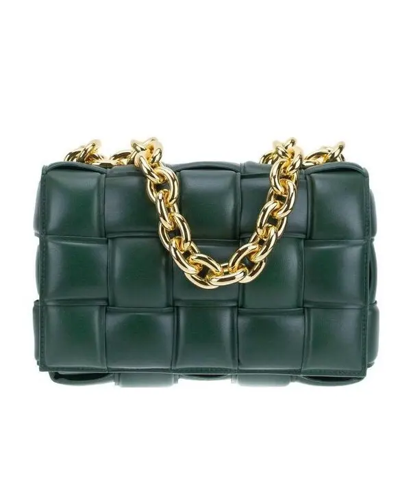 Bottega Veneta Chain Cassette Cross-body Bag - Green