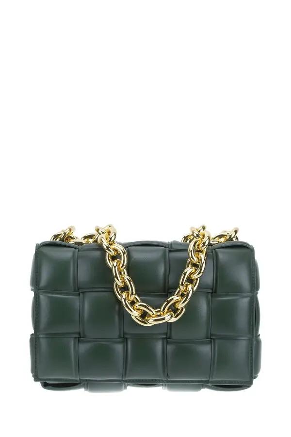 Bottega Veneta Chain Cassette Cross-body Bag - Green