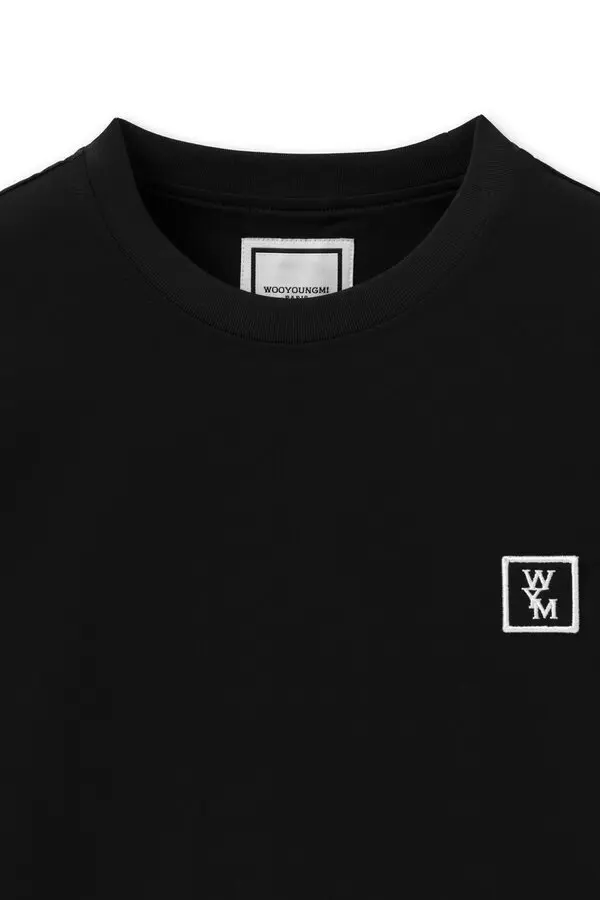 WOOYOUNGMI Logo Crew Neck T-shirt - Black