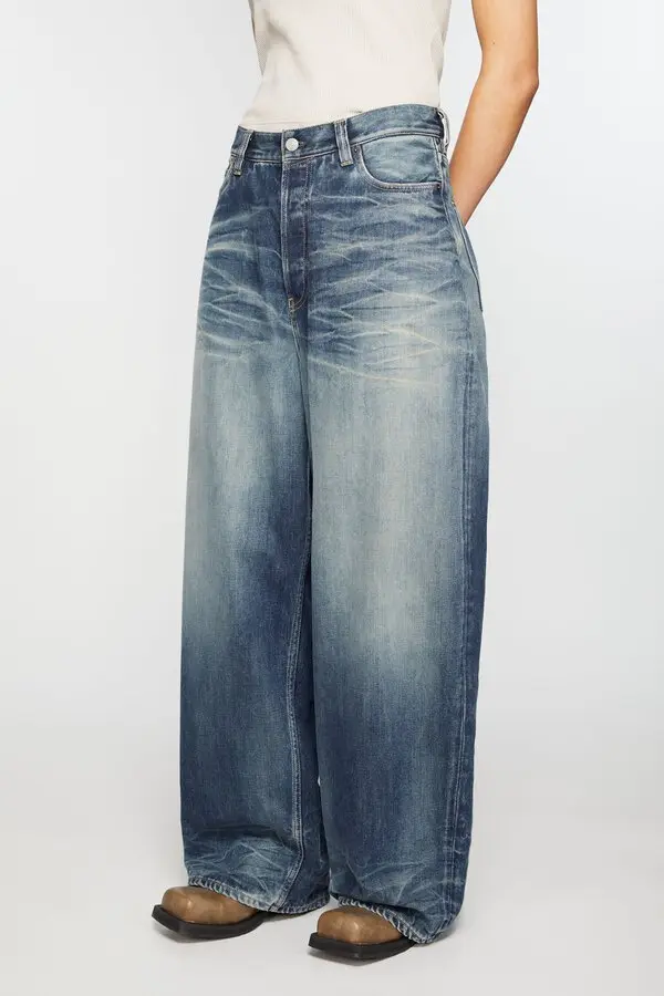 Acne Studios Wide-leg Jeans - Medium Blue