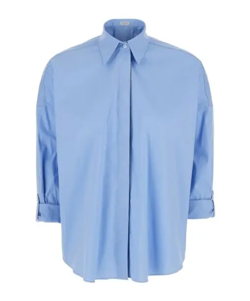 Brunello Cucinelli Embellished Long Sleeved Shirt