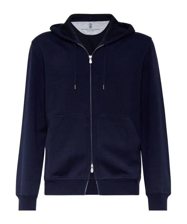 Brunello Cucinelli Long-sleeve Cashmere Hoodie - Black