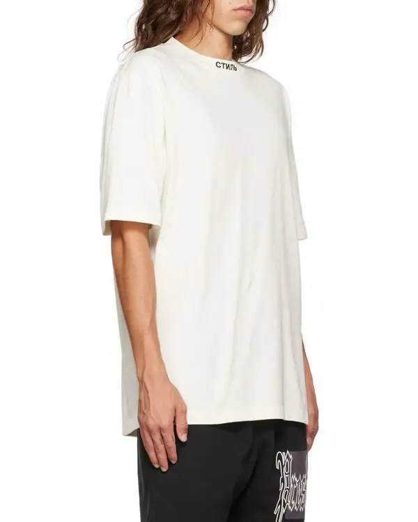 Heron Preston Logo Embroidered Crewneck T-shirt