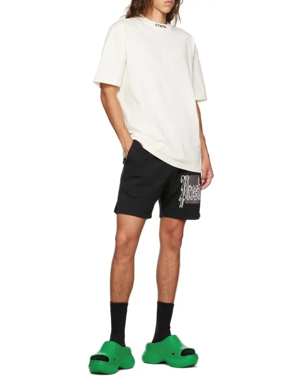 Heron Preston Logo Embroidered Crewneck T-shirt