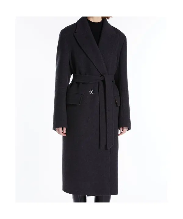 Max Mara Belted Long-sleeved Coat